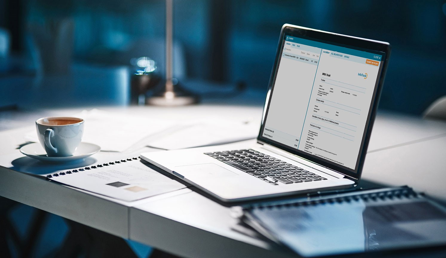 Lodge MR01, MR02, MR04 & MR05 forms directly with Companies House with ...